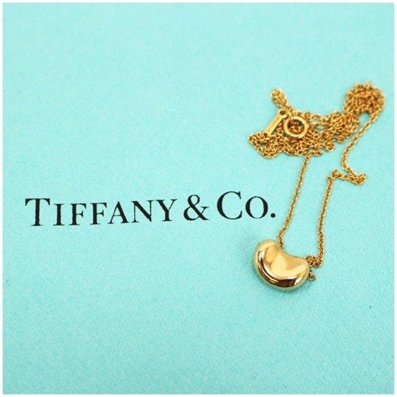 Tiffany & Co. | Jewelry | Tiffany Beans Necklace Pendant K8yg 33g ...